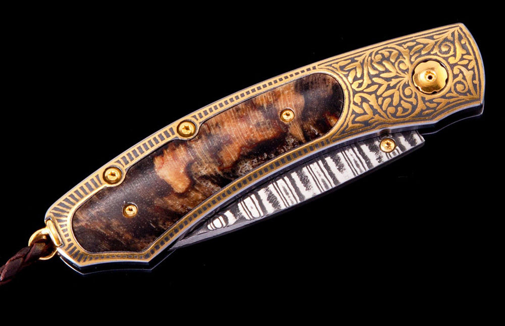 William Henry Limited Edition B09 Autograph Knife - Scrimshaw Gallery