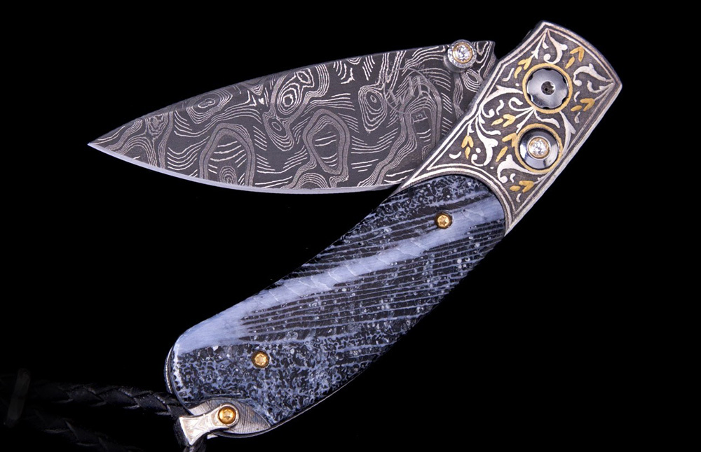 William Henry Limited Edition B09 Treasure Island Knife - Scrimshaw Gallery