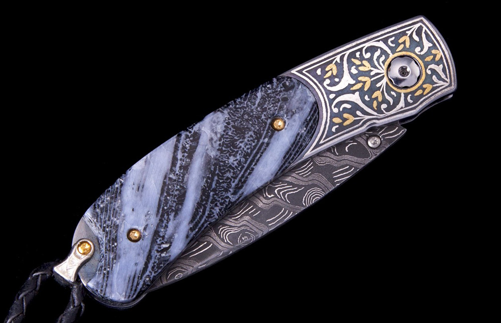 William Henry Limited Edition B09 Treasure Island Knife - Scrimshaw Gallery