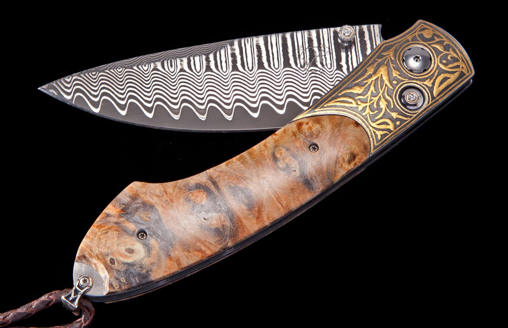 William Henry Limited Edition B12 Treasure Knife - Scrimshaw Gallery