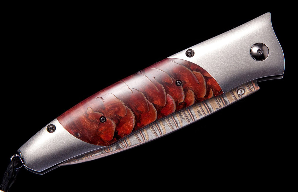 William Henry Limited Edition B30 Conifer Knife - Scrimshaw Gallery