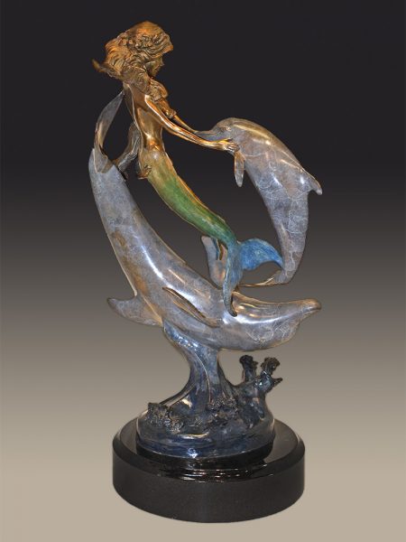 Chris Bell Limited Edition Bronze - Encounter - Scrimshaw Gallery