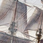 Paul Deacon Original Oil Painting - Hermione 1779 - Scrimshaw Gallery