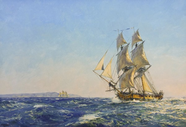 Geoff Hunt Limited Edition Print - Command - Scrimshaw Gallery