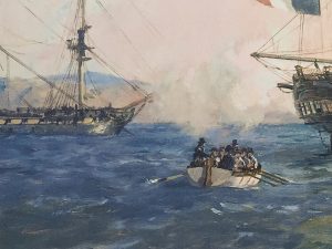 Geoff Hunt Limited Edition Print - H.M.S. Surprise - Scrimshaw Gallery