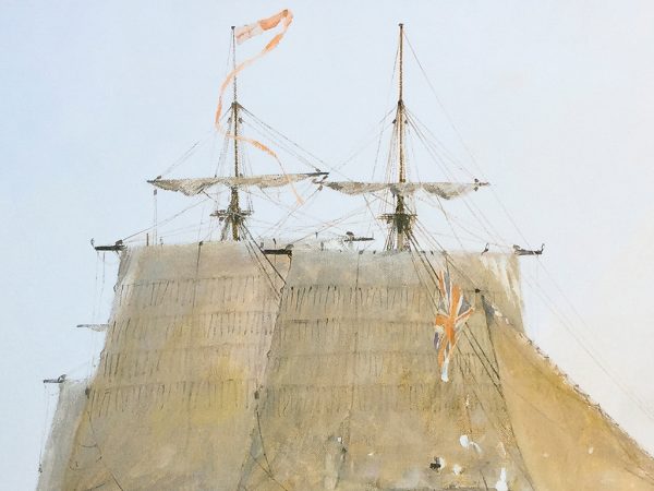 Geoff Hunt H.M.S. Sutherland's Last Battle - Scrimshaw Gallery