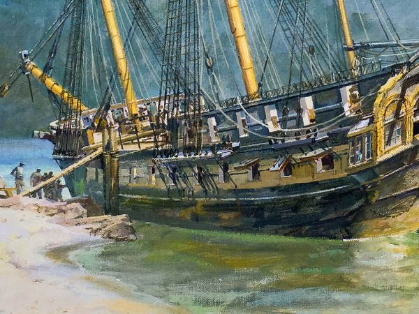 Geoff Hunt Limited Edition Print - Pacific Haven - Scrimshaw Gallery