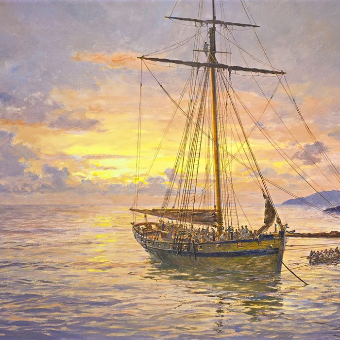 Geoff Hunt Limited Edition Print - Seaflower - Scrimshaw Gallery