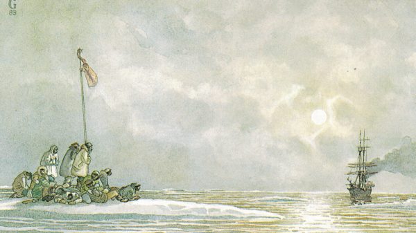 William Gilkerson - The Survivors of Navarch - Scrimshaw Gallery