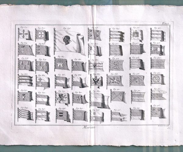 French Royal Navy Maritime Flags (1787) - Scrimshaw Gallery