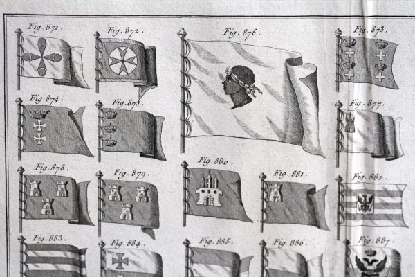 French Royal Navy Maritime Flags (1787) - Scrimshaw Gallery