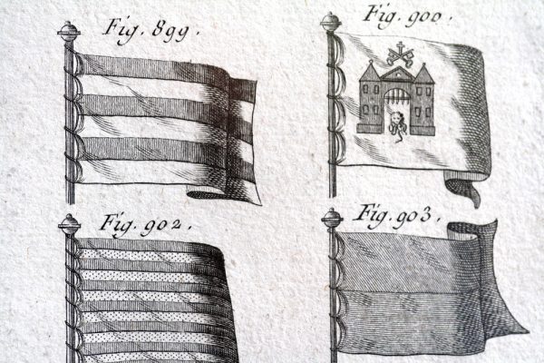 French Royal Navy Maritime Flags (1787) - Scrimshaw Gallery
