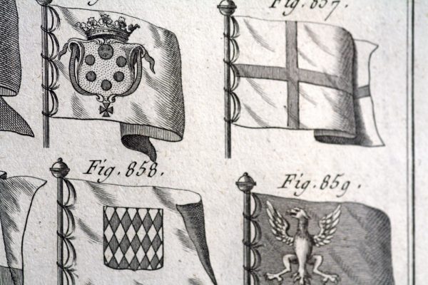 French Royal Navy Maritime Flags (1787) - Scrimshaw Gallery