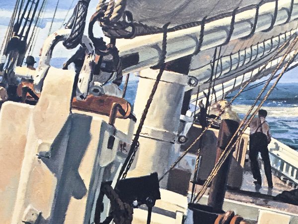 Thomas Hoyne Limited Edition Print - Running By - Scrimshaw Gallery