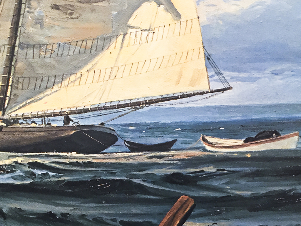 Thomas Hoyne Limited Edition Print - Running By - Scrimshaw Gallery