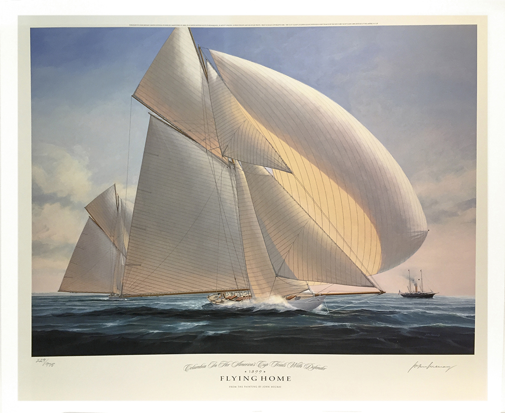 John Mecray Limited Edition Print - Flying Home - Scrimshaw Gallery