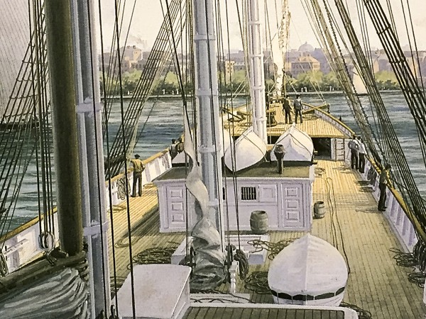 John Mecray - New York Harbour - Scrimshaw Gallery