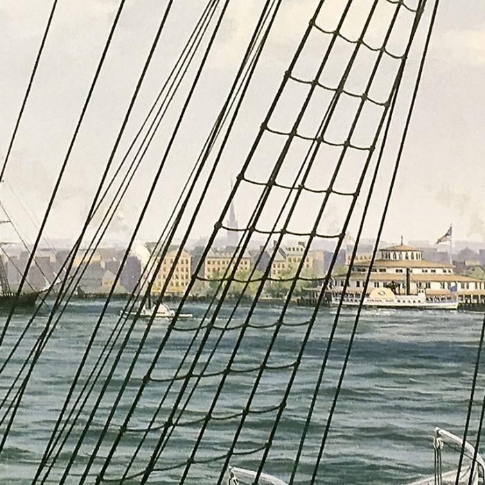 John Mecray - New York Harbour - Scrimshaw Gallery