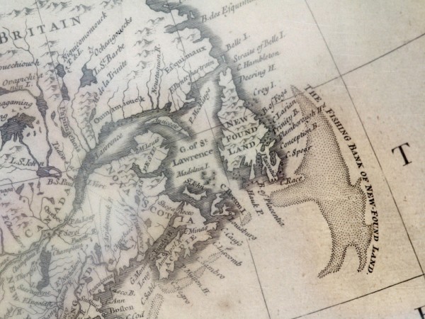Antique Map of North America c. 1745 - Scrimshaw Gallery