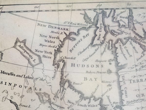 Antique Map of North America c. 1745 - Scrimshaw Gallery