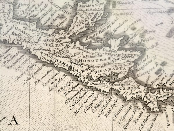 Antique Map of North America c. 1745 - Scrimshaw Gallery