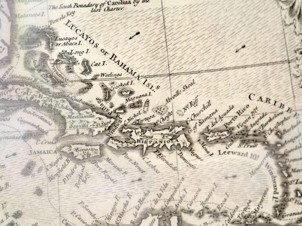 Antique Map of North America c. 1745 - Scrimshaw Gallery
