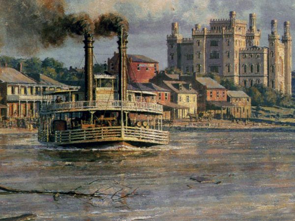 John Stobart - Baton Rouge: The Anchor Line Steam Packet "City of Baton ...