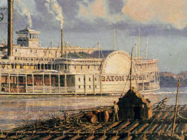 John Stobart - Baton Rouge: The Anchor Line Steam Packet "City of Baton ...