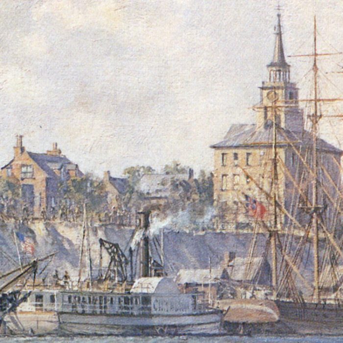 John Stobart - Savannah: First Transatlantic Steamship Leaving Port