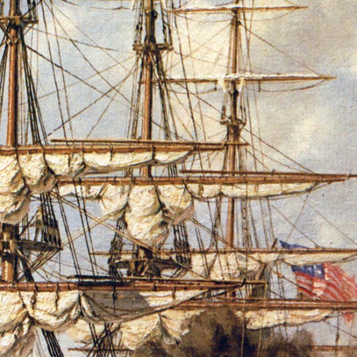 John Stobart - Savannah: First Transatlantic Steamship Leaving Port