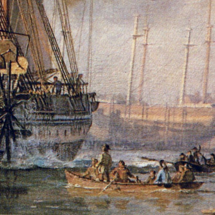 John Stobart - Savannah: First Transatlantic Steamship Leaving Port
