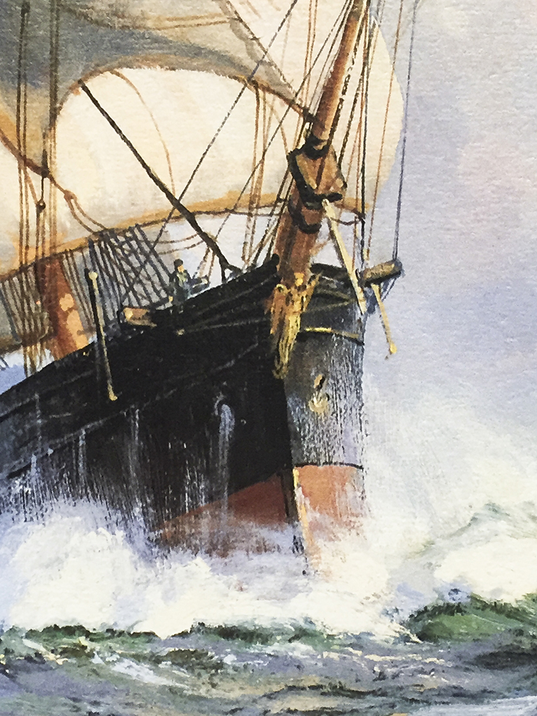 Charles Vickery - The Golden Eagle - Scrimshaw Gallery