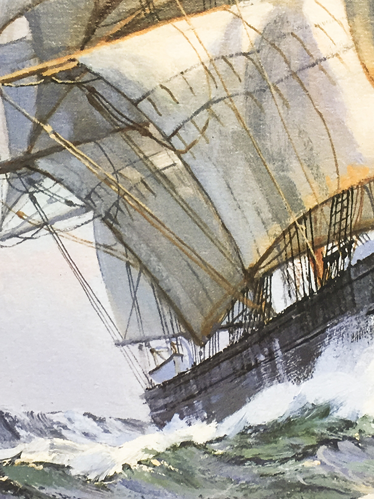 Charles Vickery - The Golden Eagle - Scrimshaw Gallery