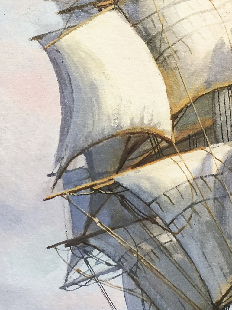 Charles Vickery - The Golden Eagle - Scrimshaw Gallery