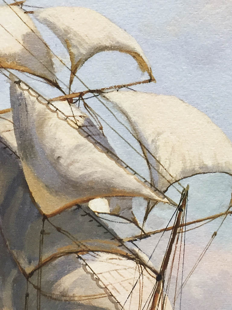 Charles Vickery - The Golden Eagle - Scrimshaw Gallery