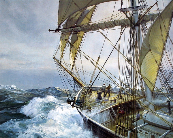 Charles Vickery - Adventure Bound - Scrimshaw Gallery