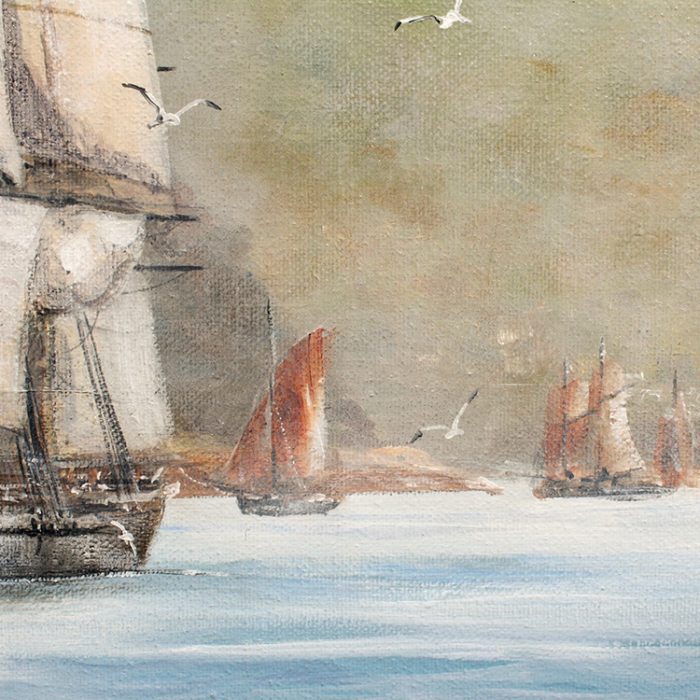 Paul Deacon - St. Philip Leaving Dartmouth - Scrimshaw Gallery