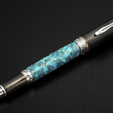 William Henry Cabernet Kingman Rollerball Pen - Scrimshaw Gallery