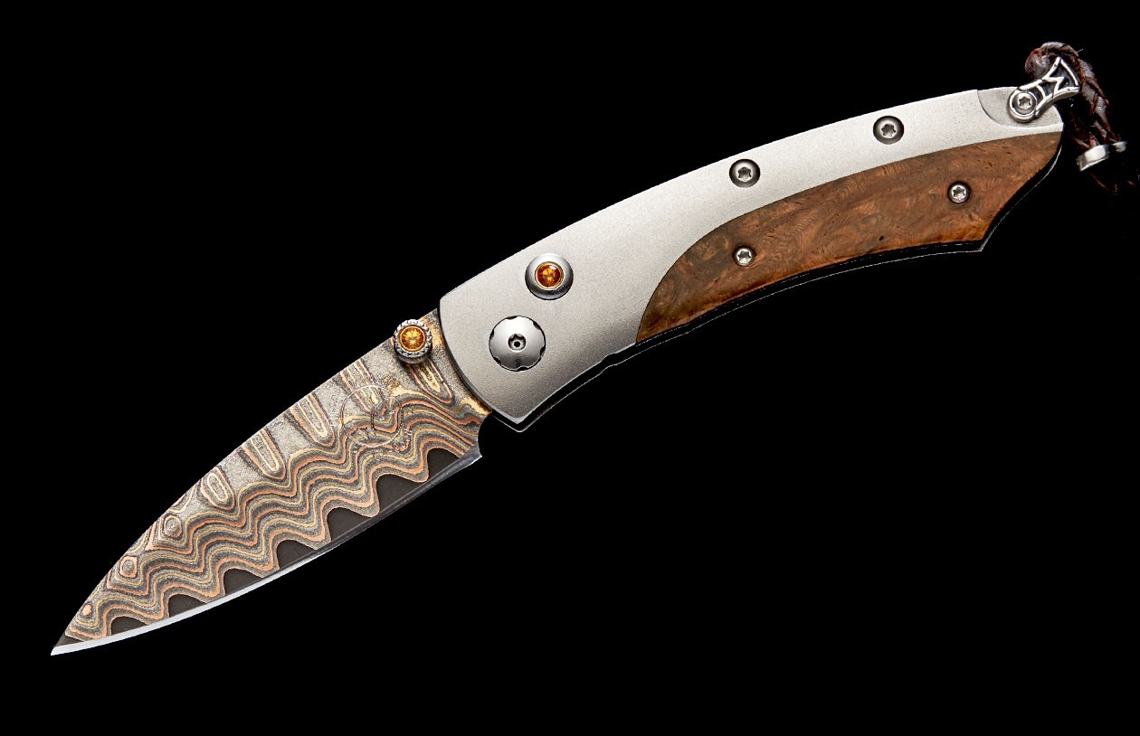 William Henry Limited Edition B04 Crest Knife - Scrimshaw Gallery