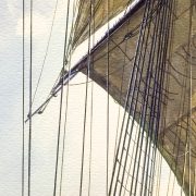 Geoff Hunt - Post Captain - Scrimshaw Gallery