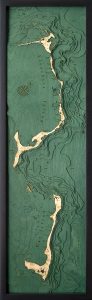 Bathymetric Map Eluthera, Bahamas - Scrimshaw Gallery