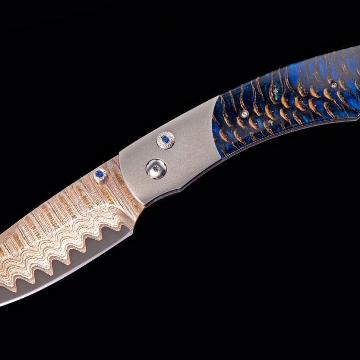 William Henry Limited Edition B12 Pine Ridge Knife - Scrimshaw Gallery