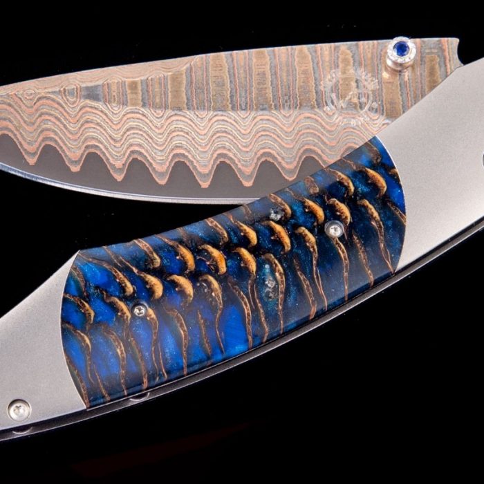 William Henry Limited Edition B12 Pine Ridge Knife - Scrimshaw Gallery