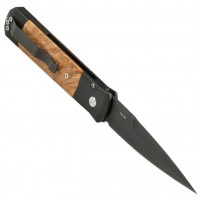 ProTech Automatic Knife - Godfather 907 Maple Burl - Scrimshaw Gallery