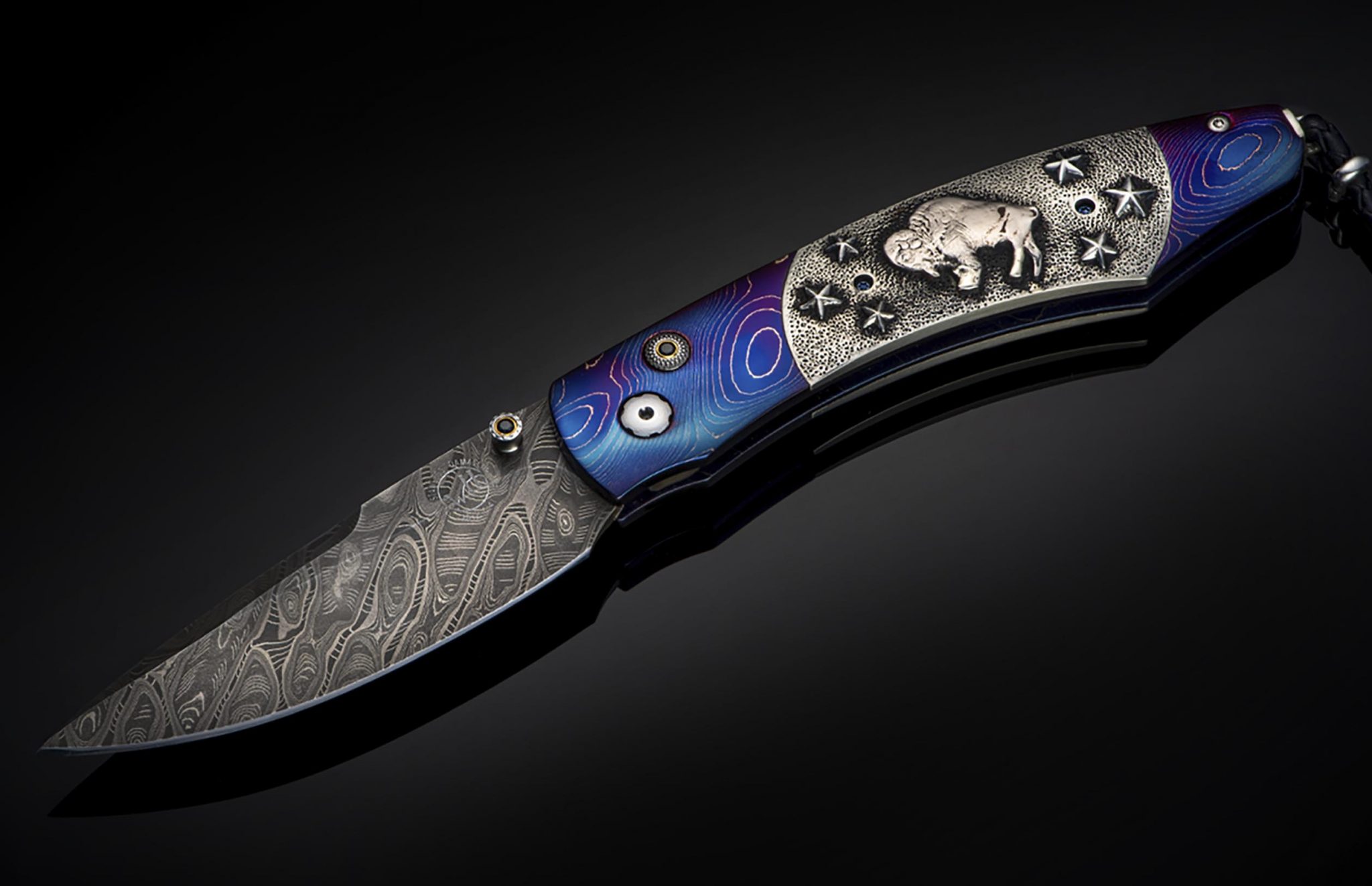 William Henry Limited Edition B12 Buffalo Nickel III Knife - Scrimshaw ...