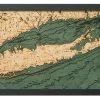 Bathymetric Map Long Island Sound - Scrimshaw Gallery