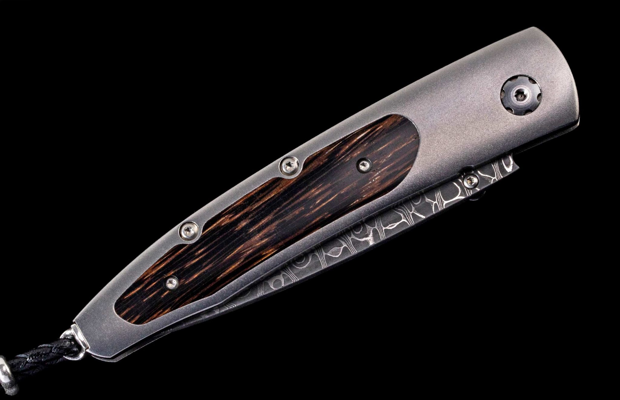 William Henry Limited Edition B10 Black Palm Knife - Scrimshaw Gallery