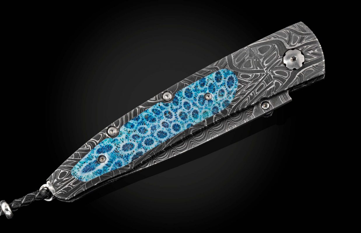 William Henry Limited Edition B10 Blue Nile Knife - Scrimshaw Gallery