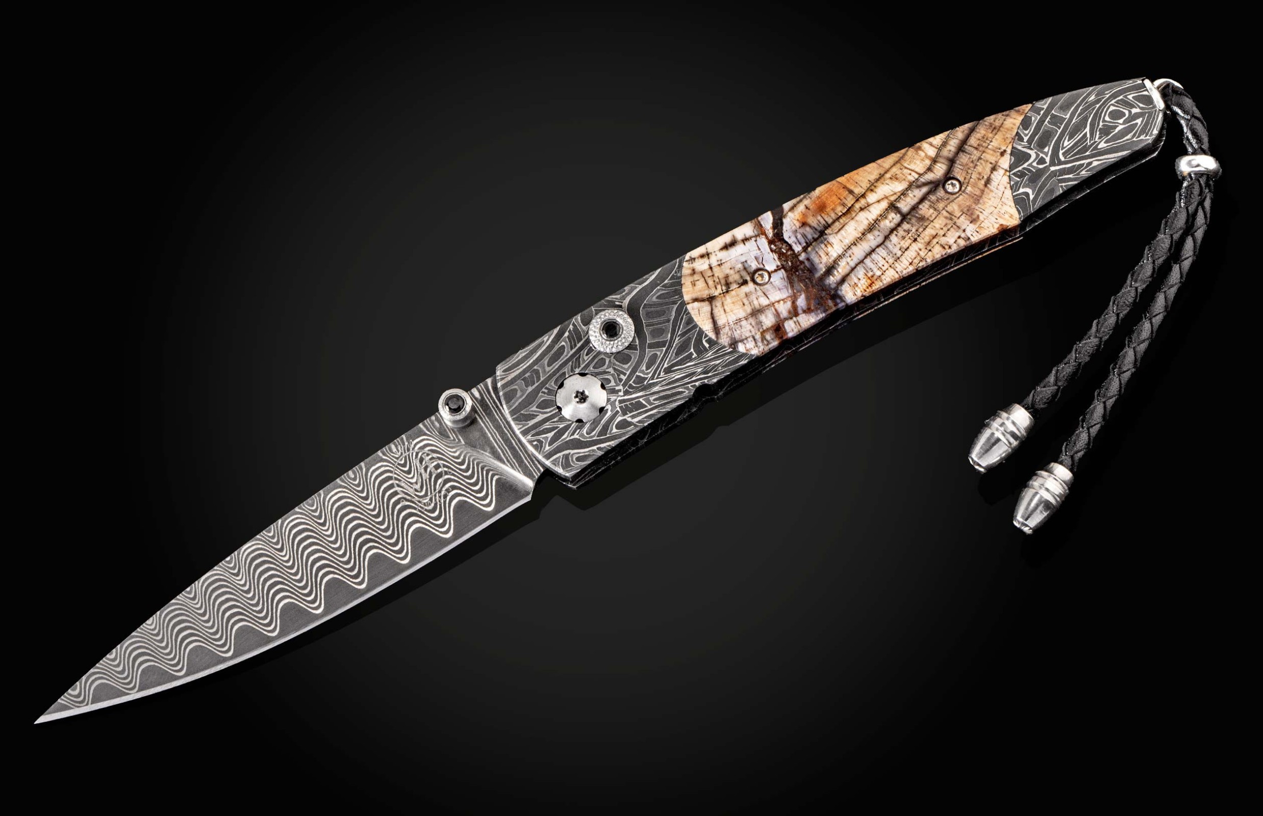 William Henry Limited Edition B10 Dark Ring Knife - Scrimshaw Gallery